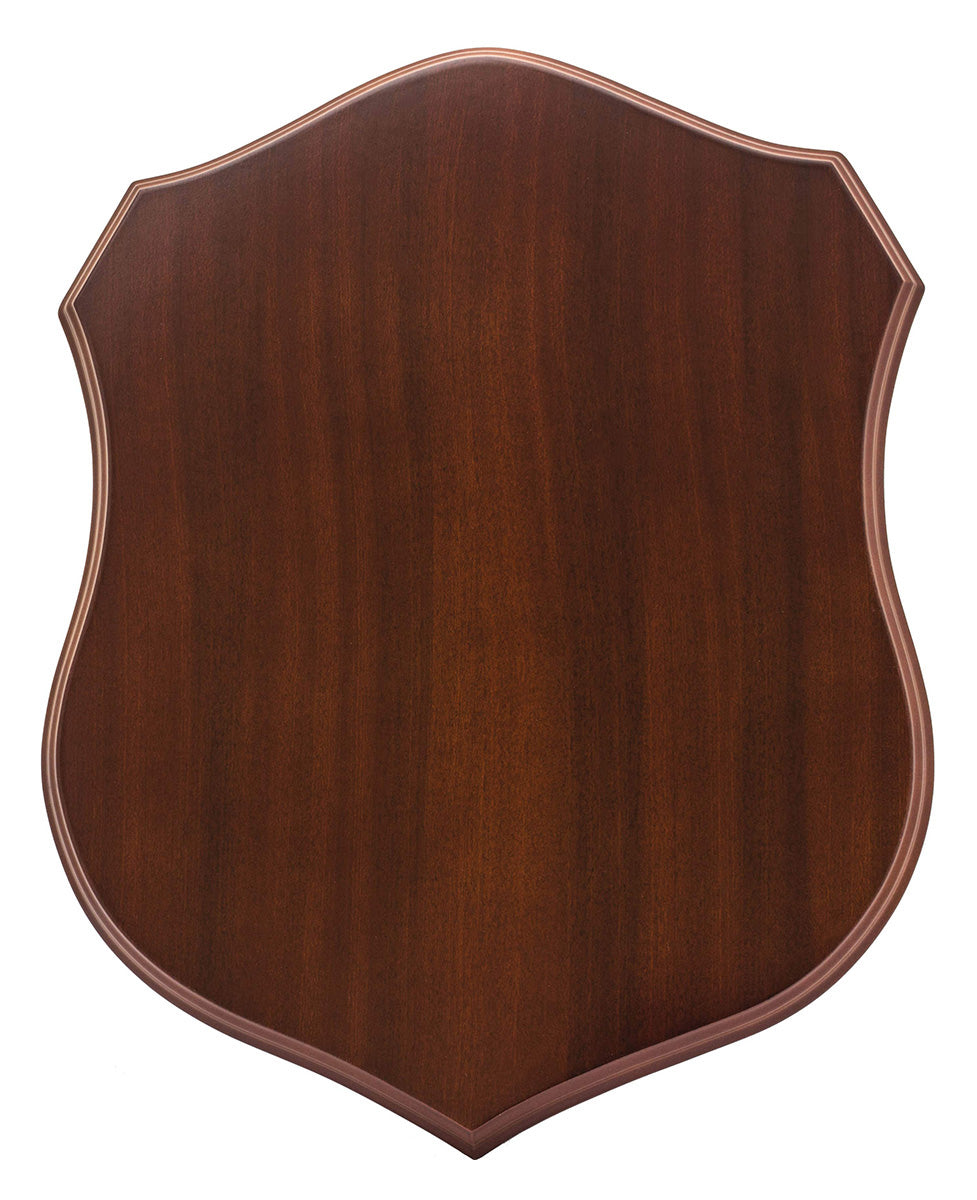 Walnut Timber Shield – Eagle Rise Sports
