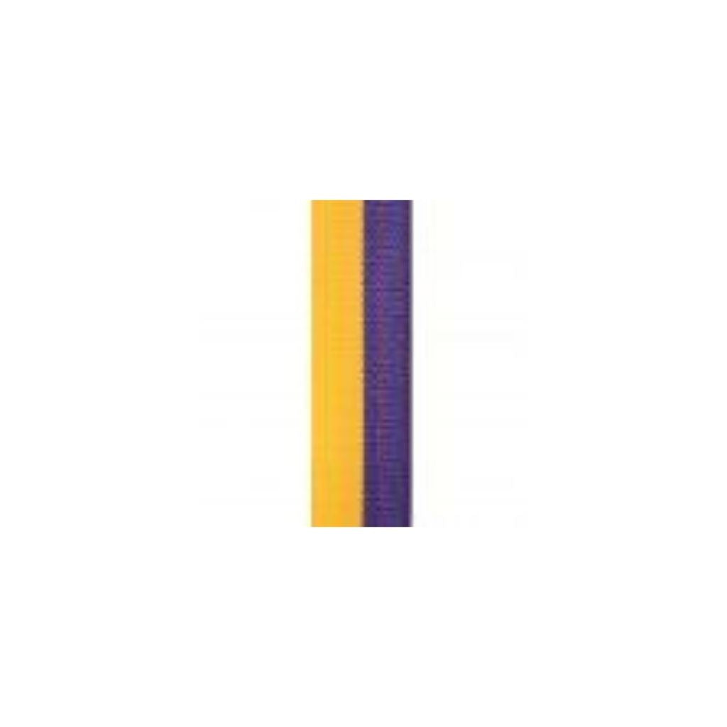 Purple / Gold Ribbon – Eagle Rise Sports